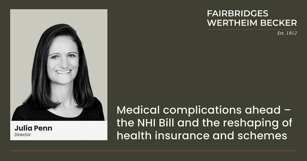 Medical complications ahead – the NHI Bill and the reshaping of health ...